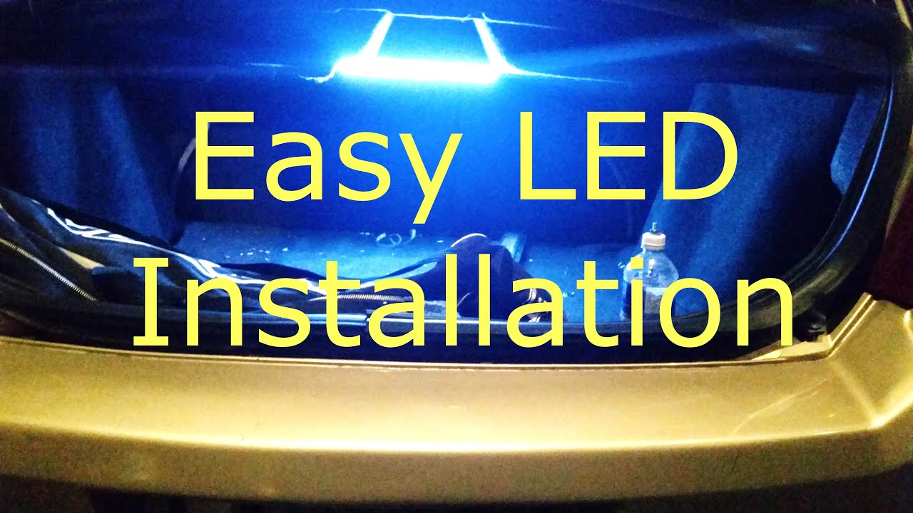 How To - Easy Car LED Installation DIY - YouTube