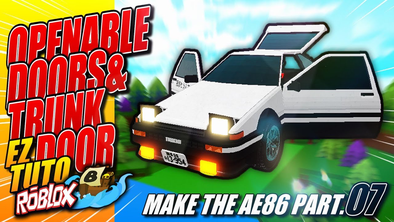 【EZ Tutorial】How to make *Car door* and *Trunk door* in Build A Boat ...