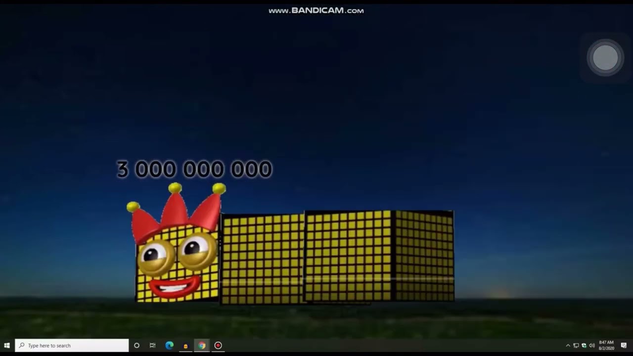 Numberblocks 1000 to 1 Quadrillion but in 4x faster with pitch change ...