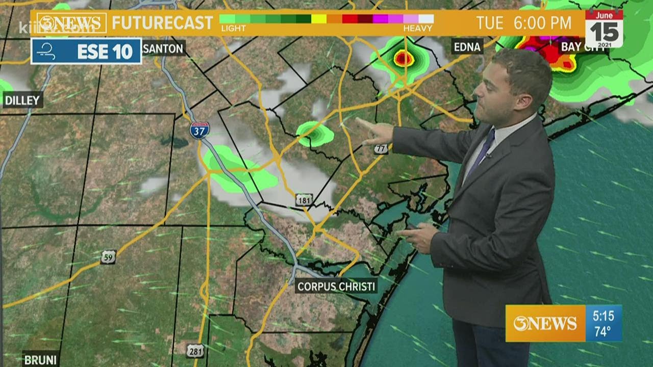 Joe DeCarlo South Texas Weather Forecast 06-15-2021 - YouTube