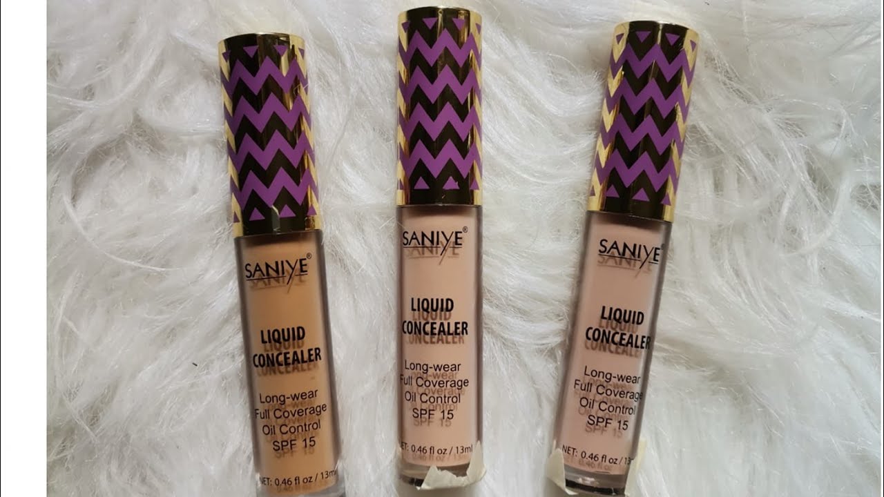 EL MEJOR CORRECTOR ECONOMICO SANIYE (LIQUID CONCEALER)♥ - YouTube