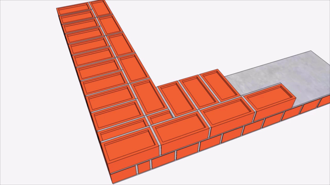ENGLISH BOND 1½ & 2 BRICK THICK WALL - YouTube