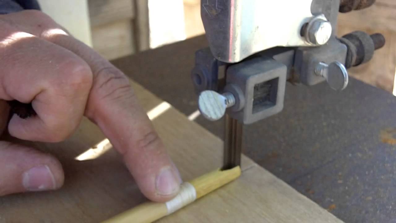 277 - Making River Cane Arrows Part (Arrowhead Notch) 7/9 - YouTube