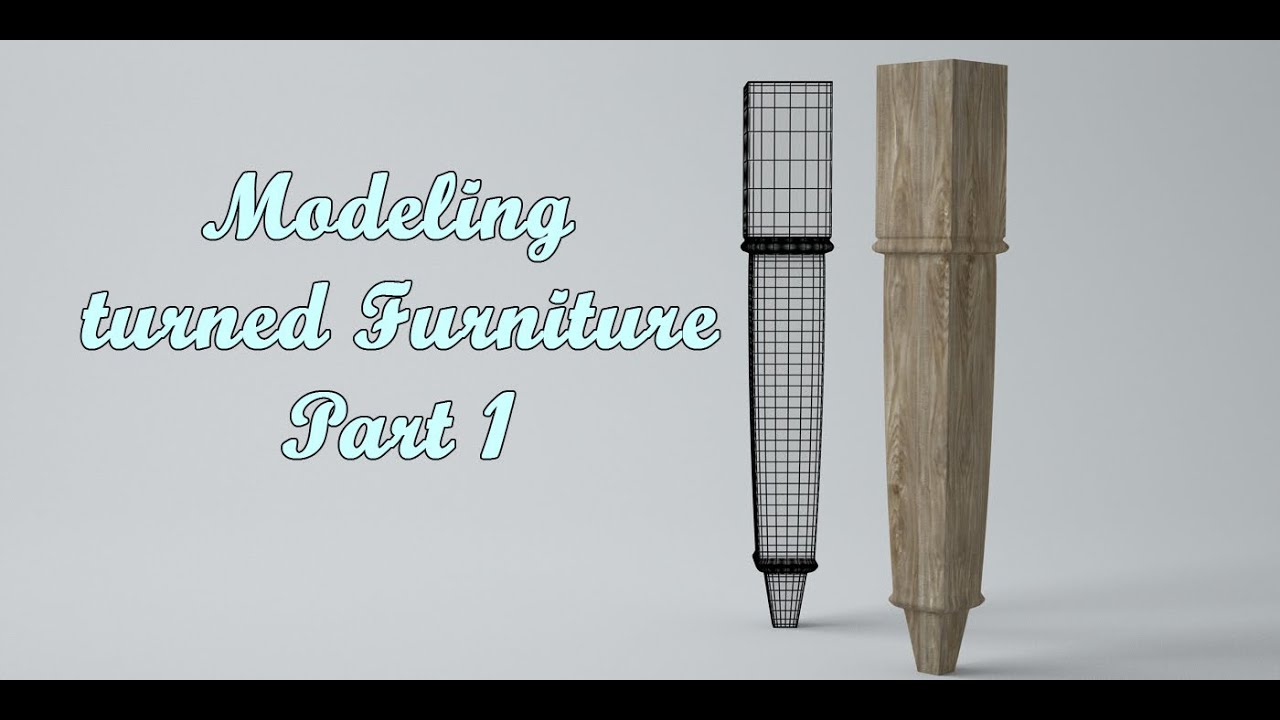 Modeling Turned Furniture in 3ds Max - YouTube
