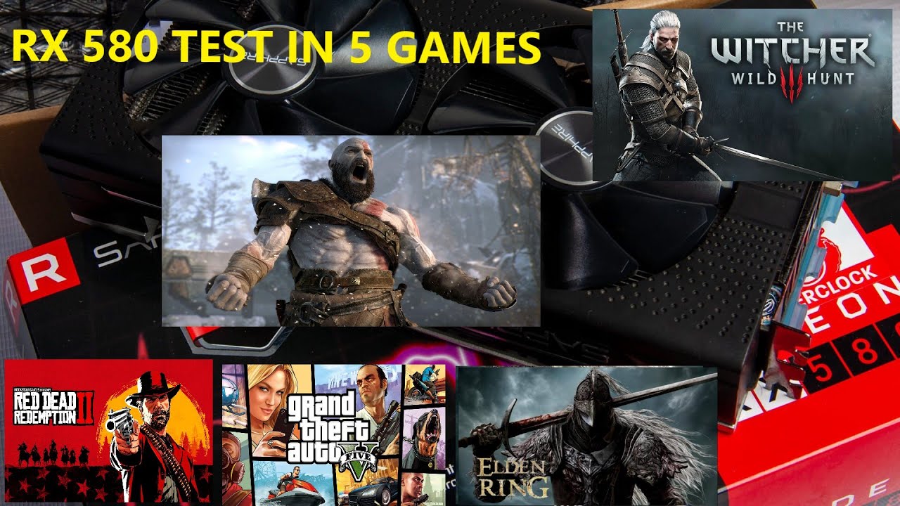 RX 580 EM GAMES - TEST IN GAMES 2022 - YouTube