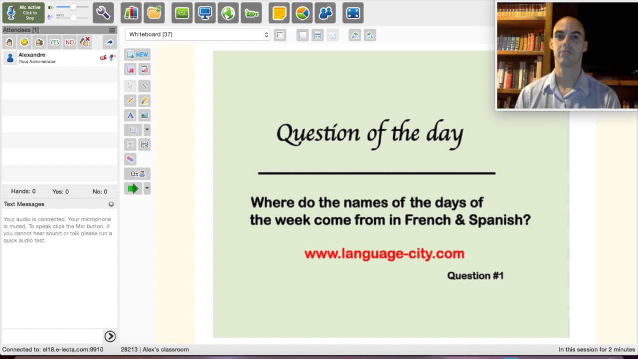 Question of the day #1 (French & Spanish lesson) - YouTube