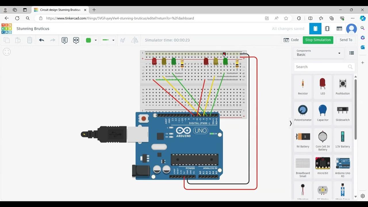 Basic Traffic Light Simulation - YouTube