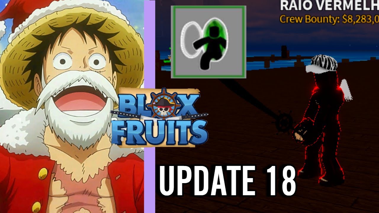 NOVO (UPDATE 18 ) NO BLOX FRUITS - YouTube