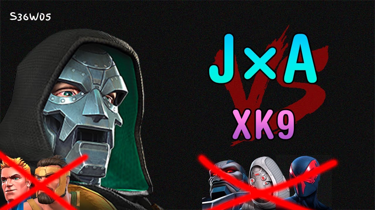 S36W05: J×A vs XK9 | ¡QUÉ GUERRA MÁS INTENSA! | MCOC - YouTube