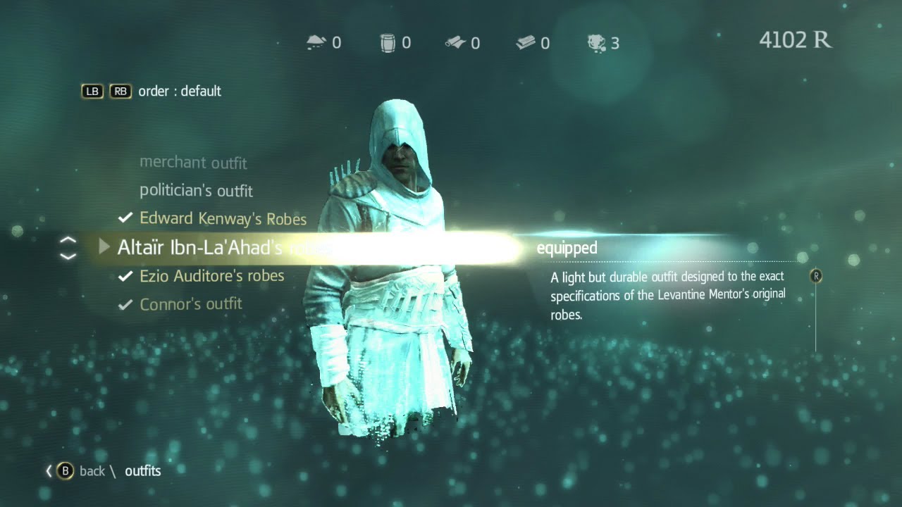 Assassin's Creed IV: Black Flag - Altair's Robes - YouTube