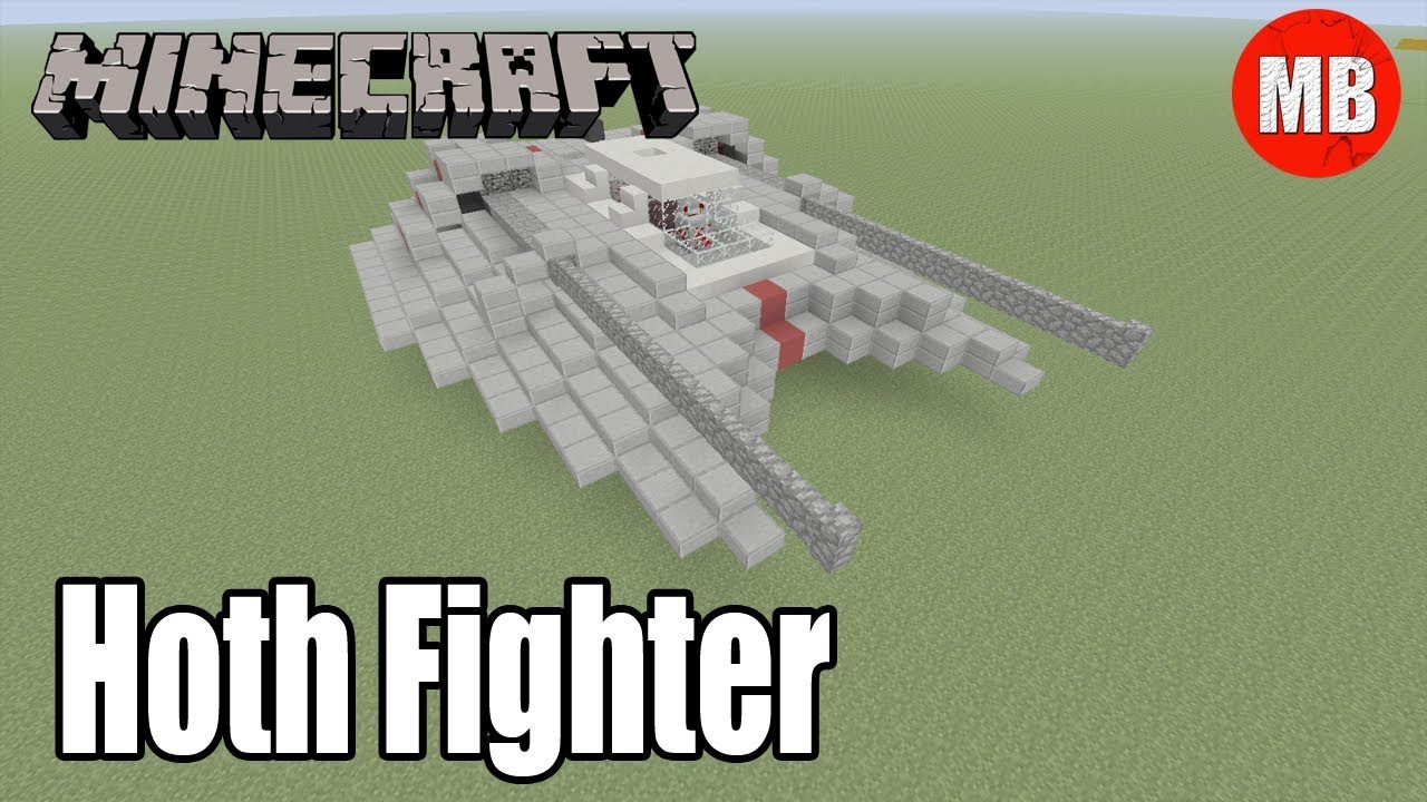Minecraft Hoth T-47 Fighter | Star Wars Ships! Episode 5! - YouTube