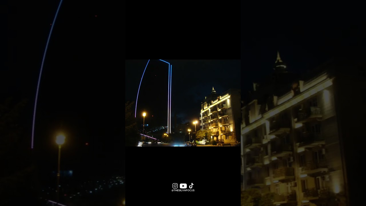 Baku Night Photography with Sony Cybershot DSC-T30 #short #shorts