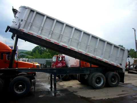 TRO 0602102- 1972 Montone Tandem Axle Aluminum Dump Trailer - YouTube