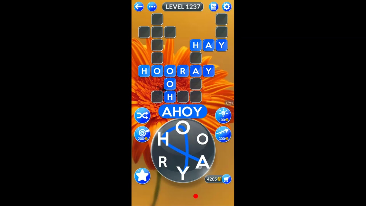WORDSCAPES IN BLOOM LEVELS 1231 - 1240 masaya ang mga salita - YouTube