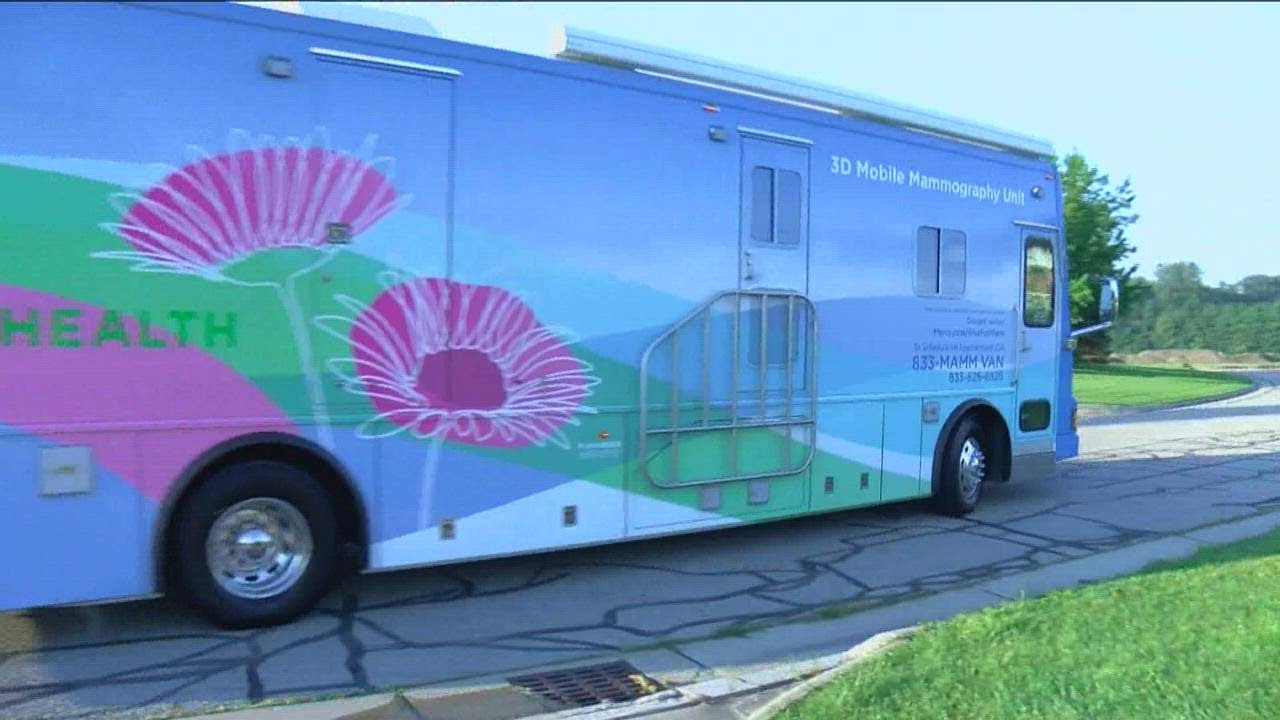 Mobile mammography van offers area-wide screenings - YouTube