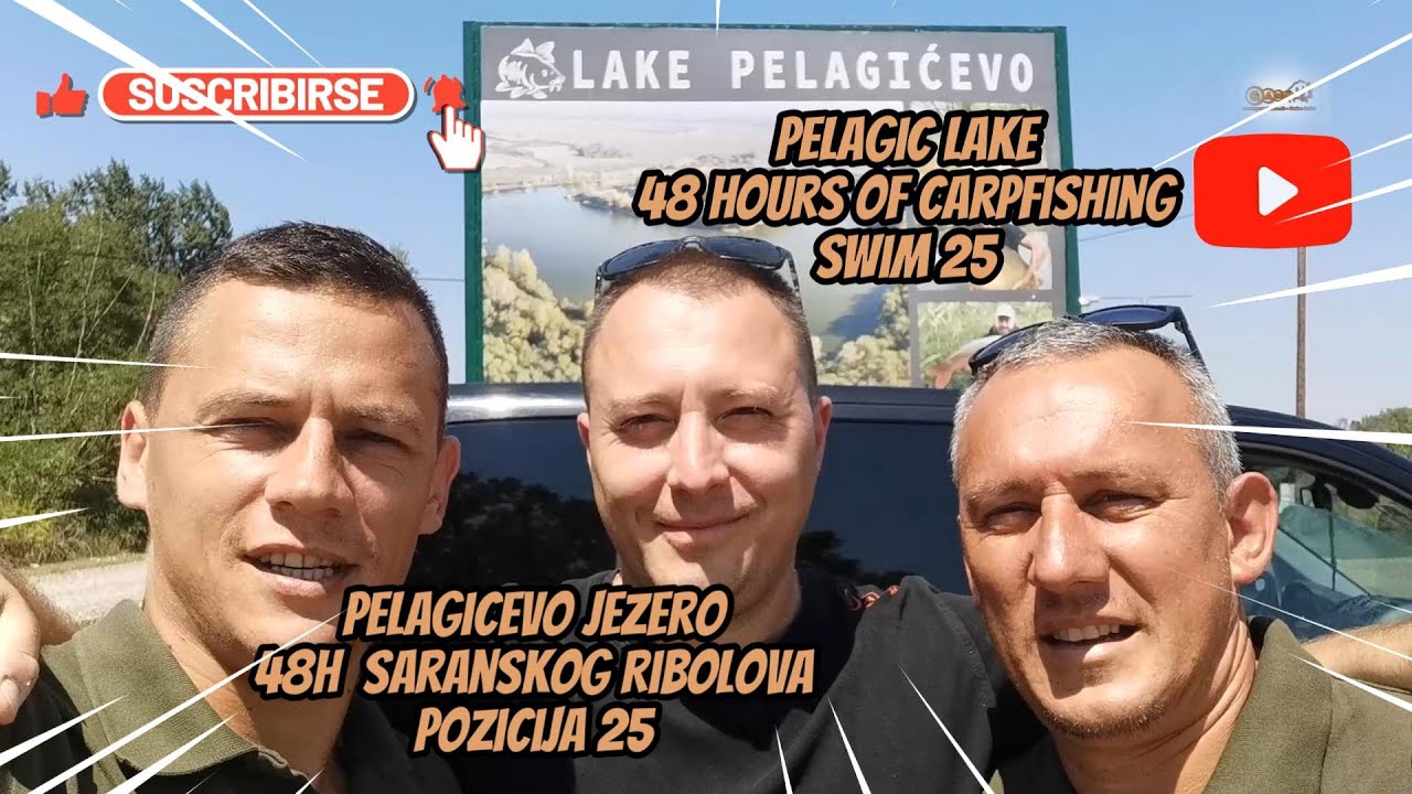 Pelagicevo, saranski ribolov; Pelagic Lake / See, Carpfishing ...