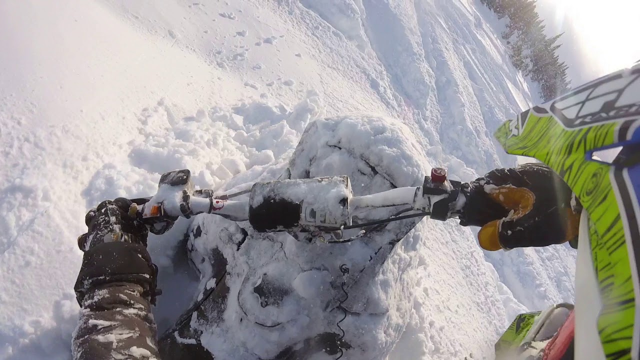 2014 146" summit sp deep snow - YouTube