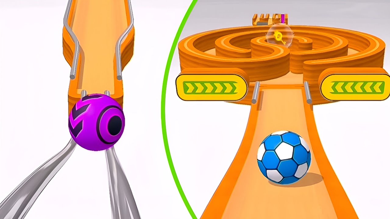 Ball Race 3d - Ball Games Gameplay SpeedRun Max Level 10 - YouTube