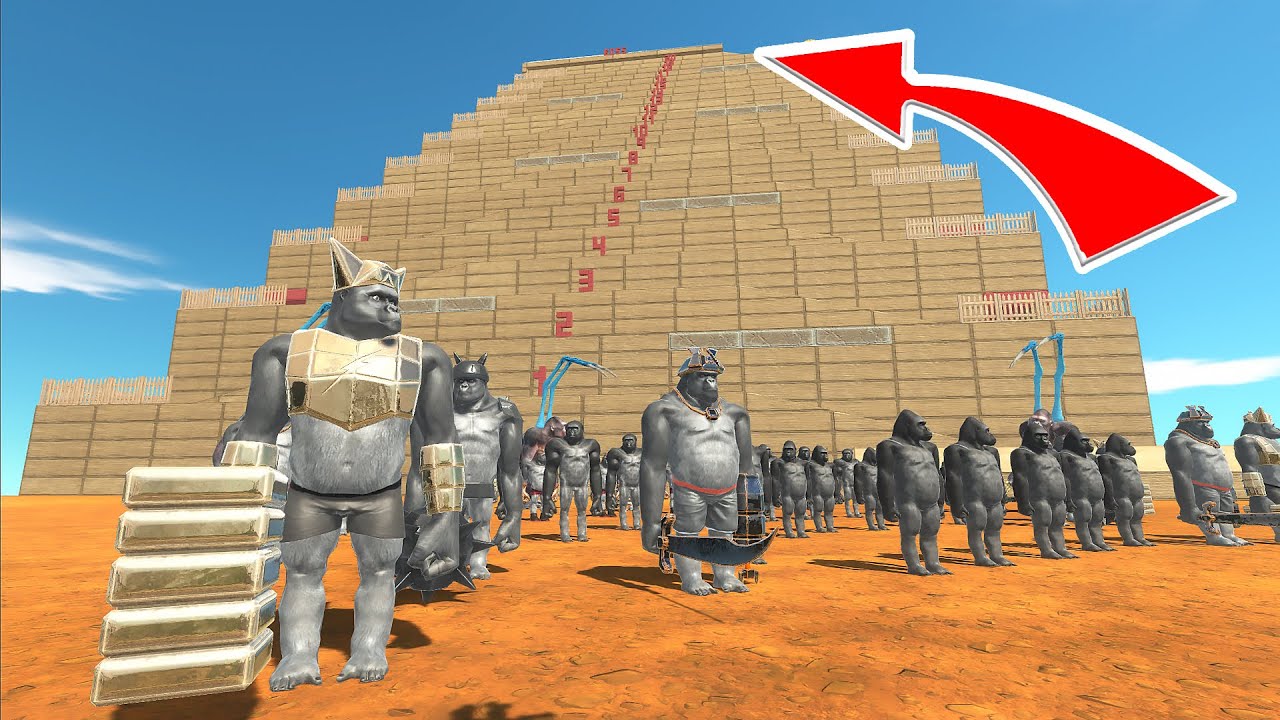 AN ARMY OF MONKEYS ATTACKS A 20-STOREY FORTRESS! WILL REACH TO THE END ...