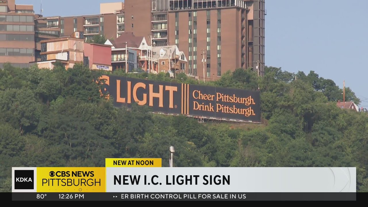 Pittsburgh Brewing Co. updates Mt. Washington sign, IC Light takes over ...