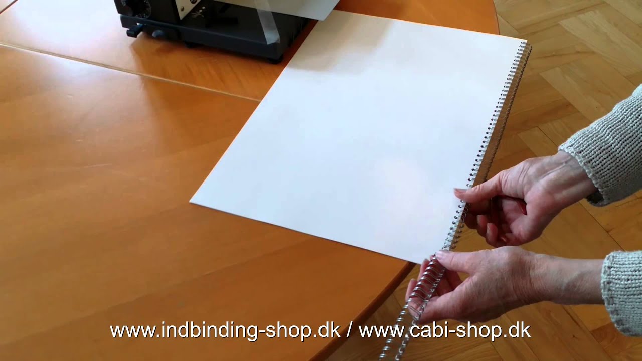 Sådan indbinder du A3 på den lange led. - YouTube