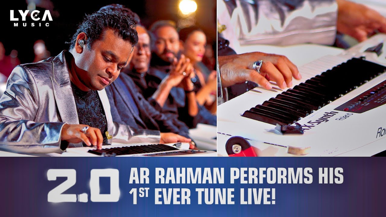 AR Rahman performs his first ever tune live! I Rajinikanth I Subaskaran ...