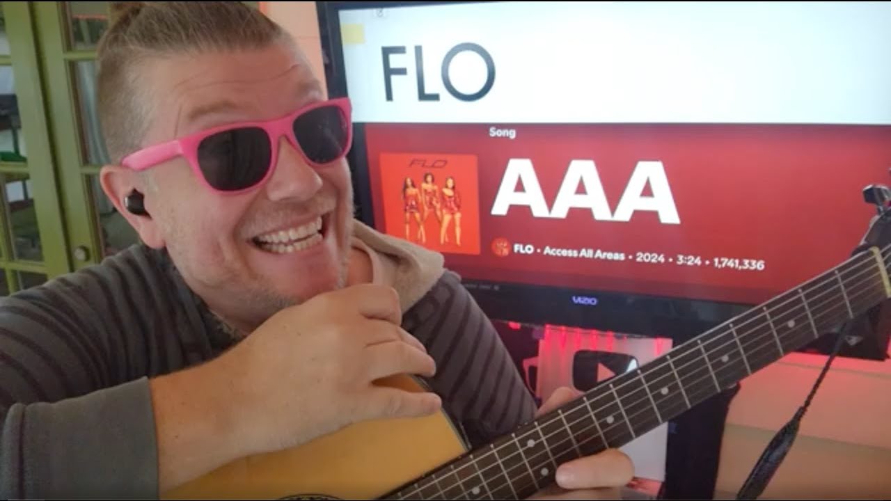 How To Play AAA - FLO Guitar Tutorial (Beginner Lesson!) - YouTube