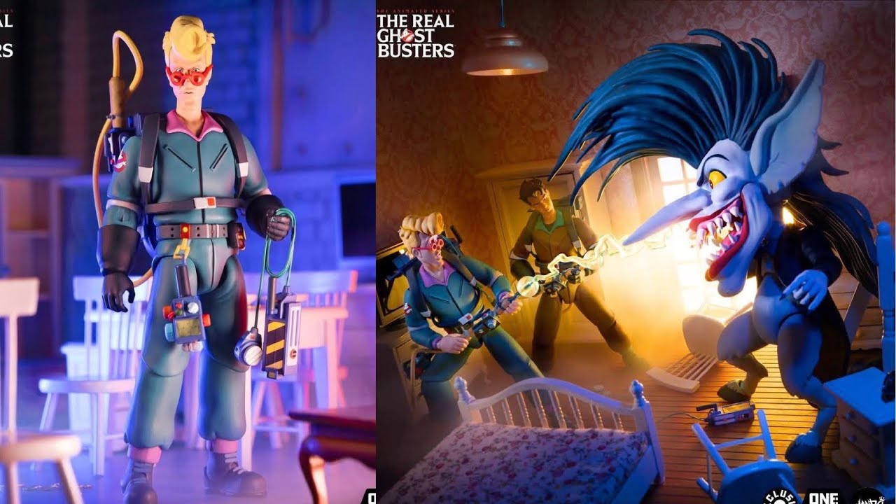New The Real Ghostbusters Egon and Boogeyman action figures set fully ...