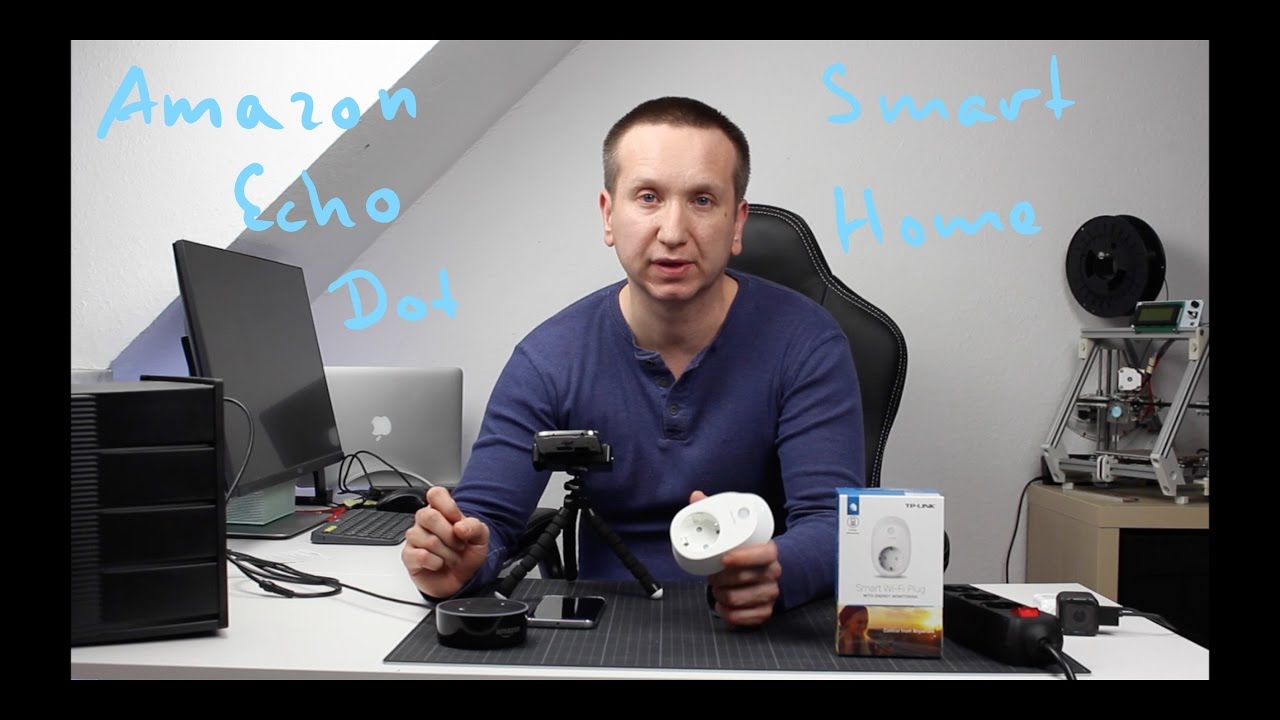 Amazon Alexa Echo Dot Smart Home - YouTube