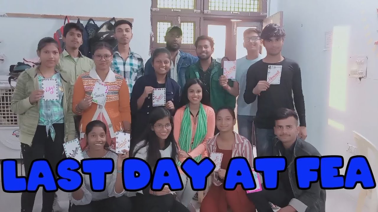 The last day of FEA 🥺🫰💜|| Emotional moment - YouTube