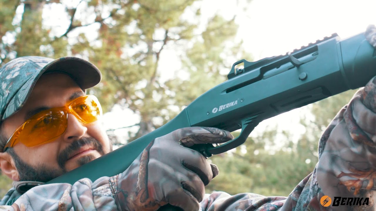 Berika® FireArms SXT12 Syn Home Defence Semi Automatic Shotgun - YouTube