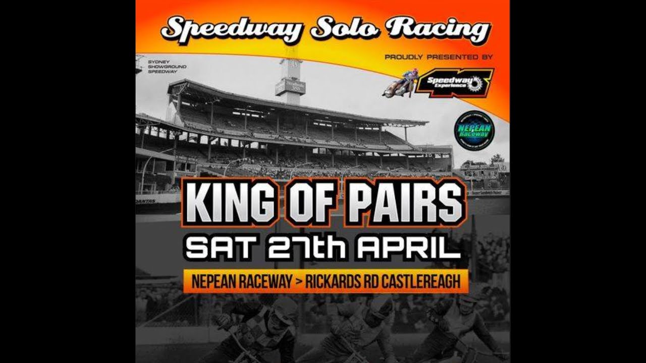 #speedway King of Pairs 125cc A FINAL Nepean Raceway 28-04-24 - YouTube