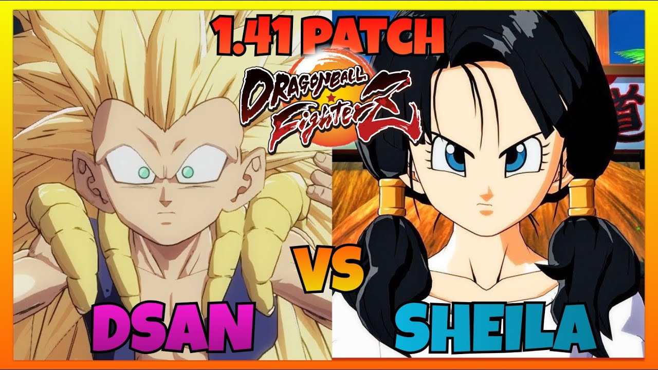DBFZ 1.41 - DSAN vs SHEILA gameplays (Gogeta 4, Krillin, Gotenks vs ...
