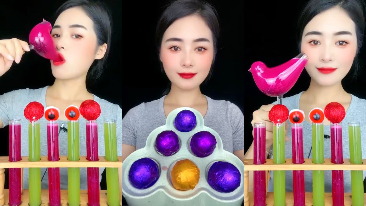 [ASMR]신기한물먹방ASMR DRINKING #ASMRDRINKING#물먹방#아이스크림 - YouTube