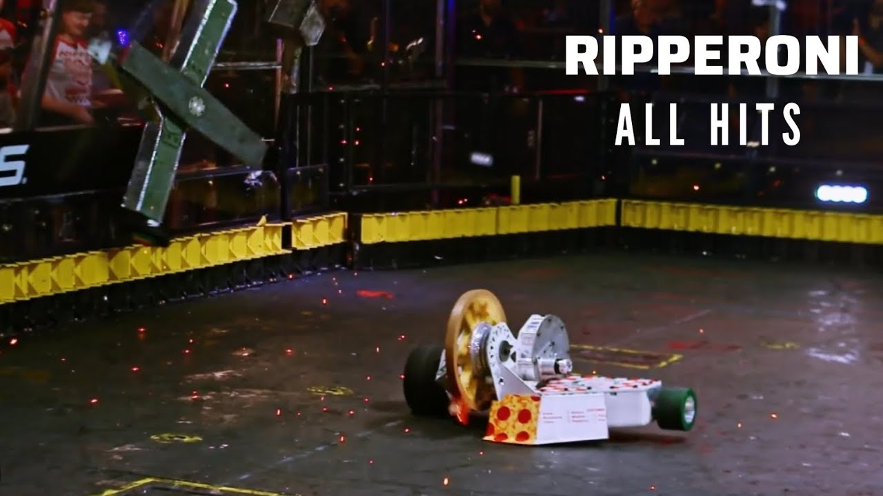 RIPPERONI - ALL HITS (BattleBots WCVII) - YouTube