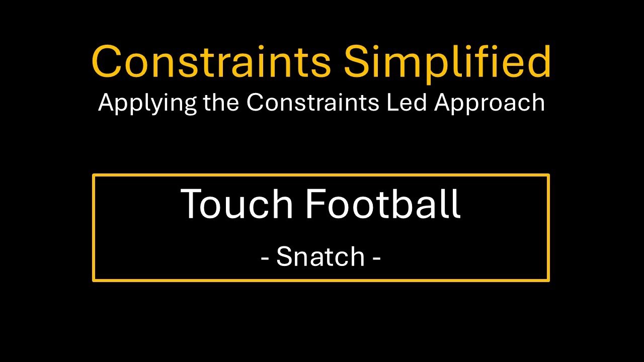 Touch Football SNATCH (intercepts) - YouTube