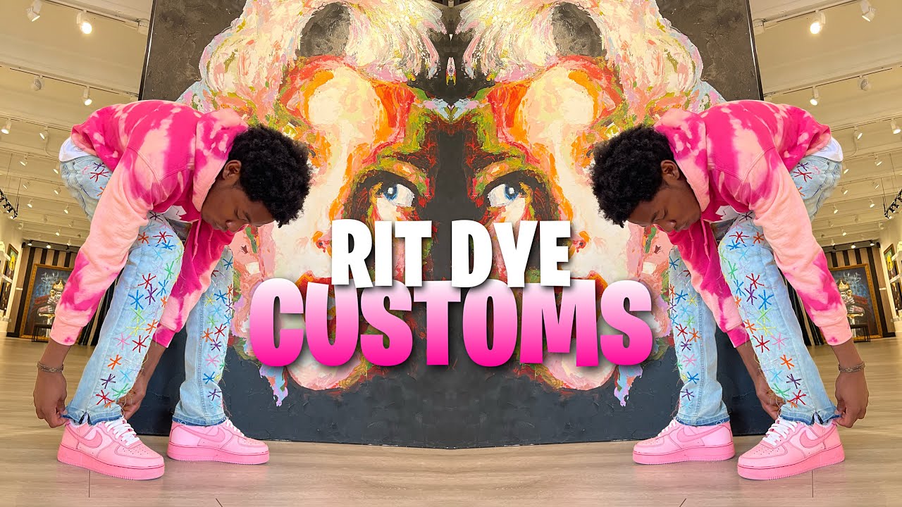 HOW TO MAKE CUSTOM RIT DYED FORCES - YouTube