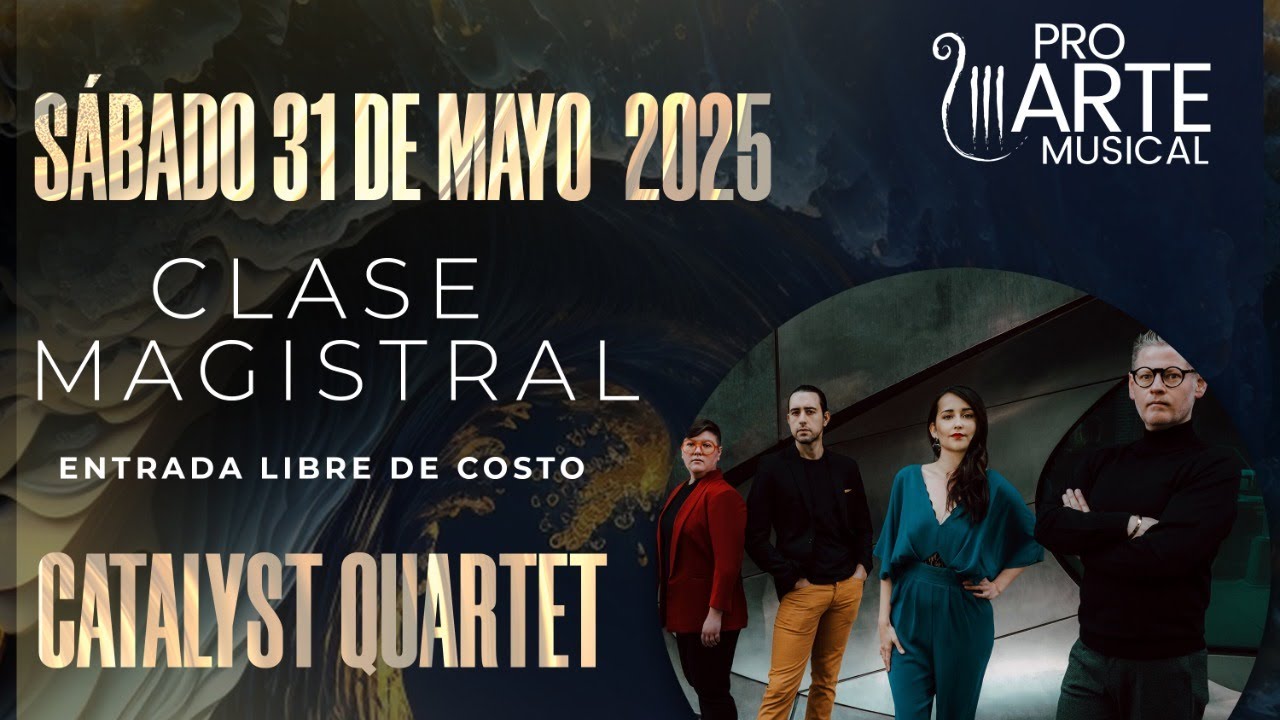 Clase Magistral con Catalyst Quartet - YouTube