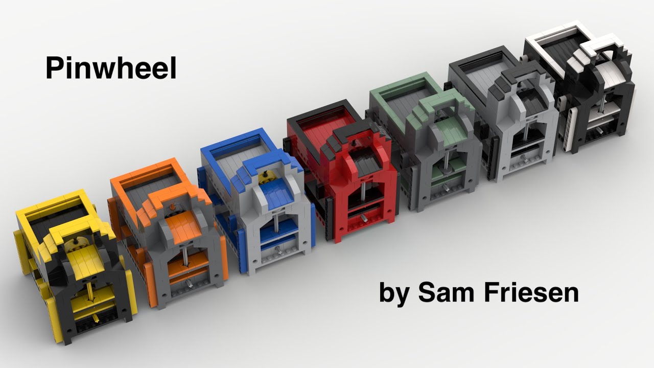 Lego GBC Module - (7x) Pinwheel by Sam Friesen - YouTube