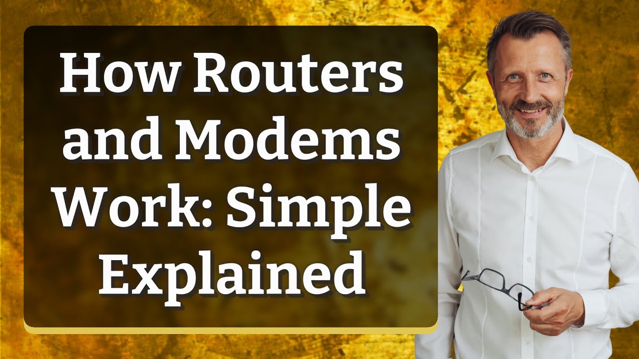 How Routers and Modems Work: Simple Explained - YouTube