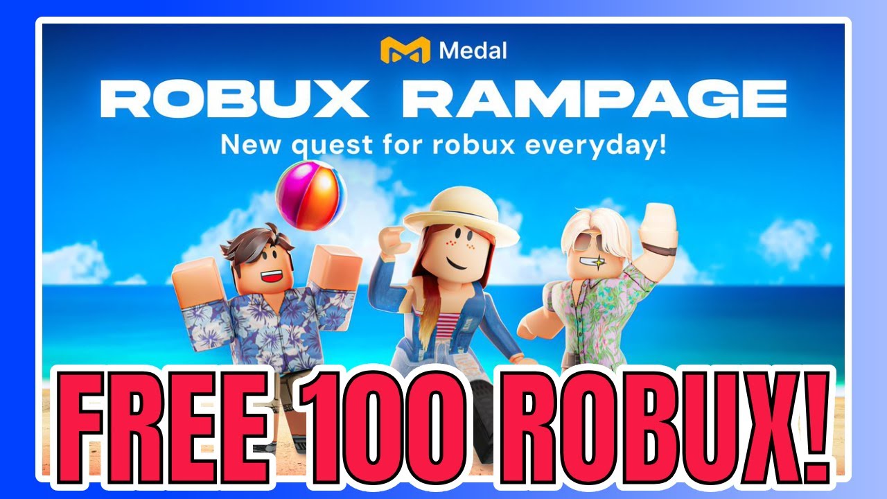 [MEDAL TV JUNE ROBUX RAMPAGE] Free 100 Robux (Soul Cultivation Badge ...