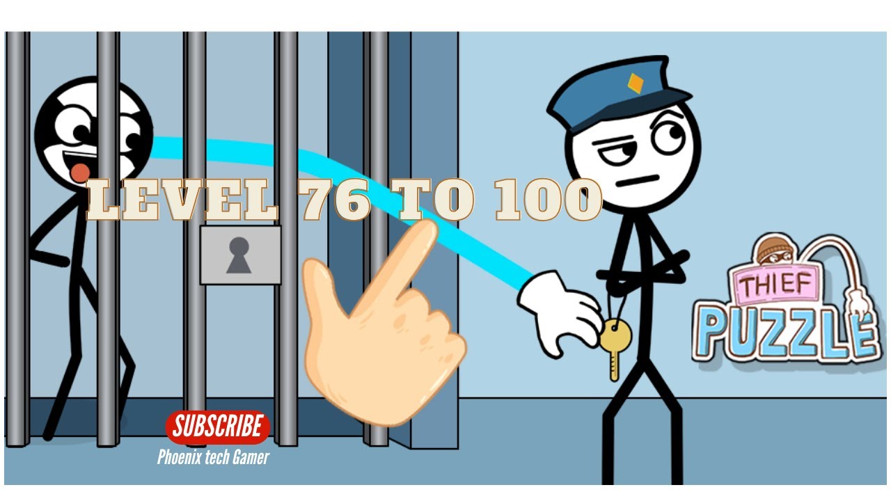 The Thief Puzzle Level 76 to 100 | Complete level #gaming #trending #trend #trendingshorts #game ...