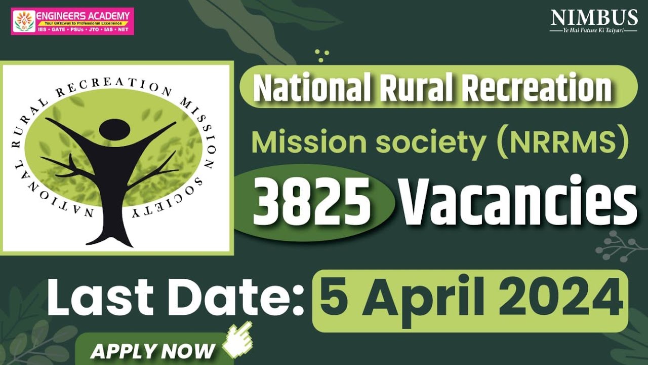 NRRMS Recruitment 2024 Notification Out | NRRMS Vacancy 2024 Syllabus ...