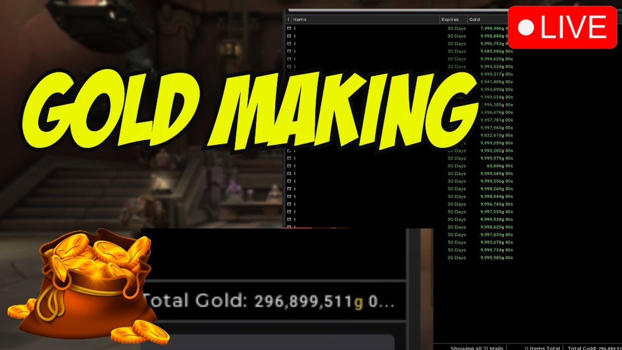 Insane Gold Making by WoW Billionaire - WoW Gold Farm - YouTube