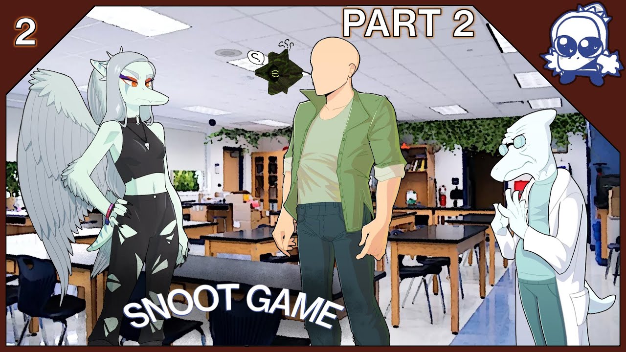Snoot Game Part 2 - Offending Fang in Class [First Playthrough] - YouTube