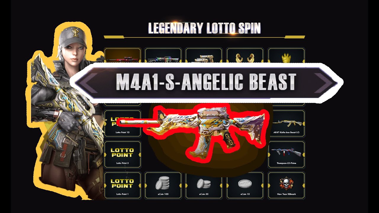 Crossfire Philippines M4A1-S-Angelic Beast Legendary VVIP Lotto [Season ...