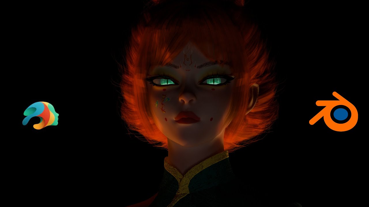 Stylized Character Design 3D Render | Ming | OC | Blender EEVEE Next ...