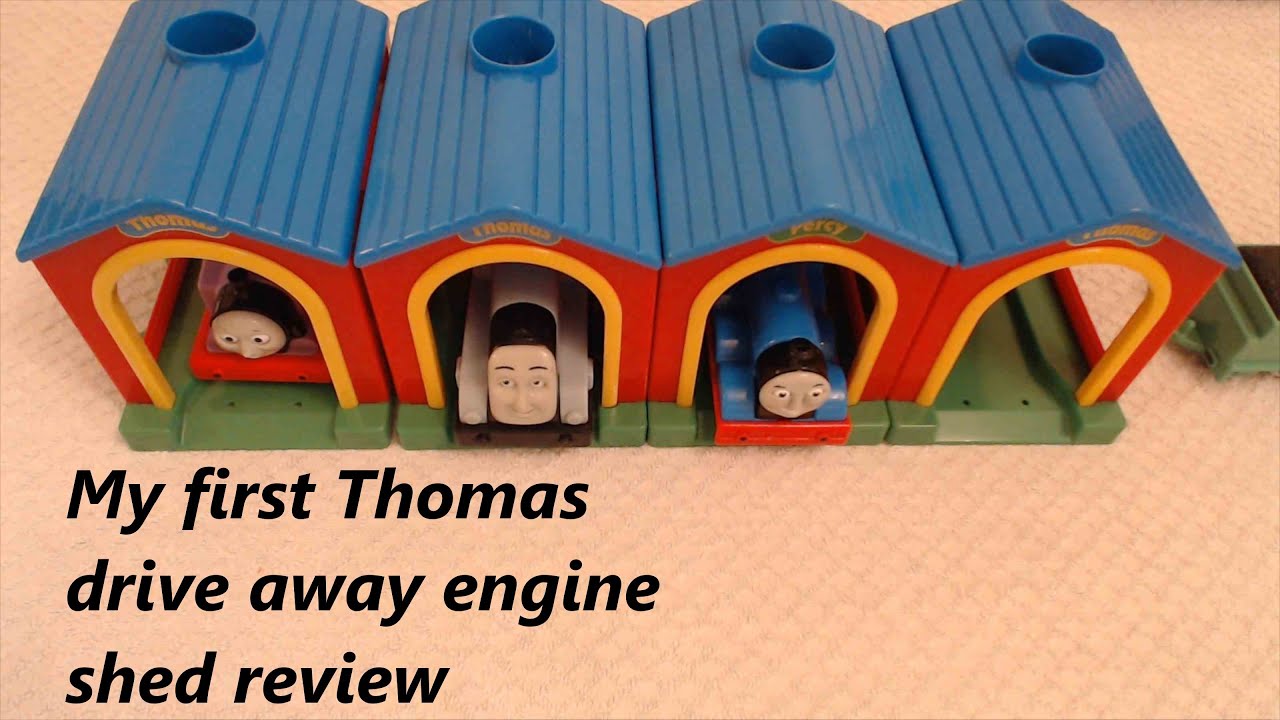 my first Thomas drive away engine shed review - YouTube