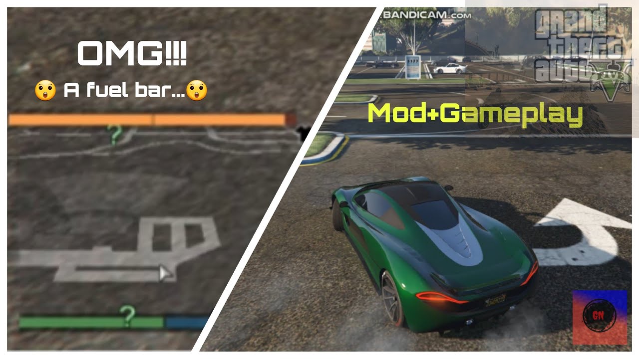 How to add a fuel mod for GTA V + Gameplay - YouTube
