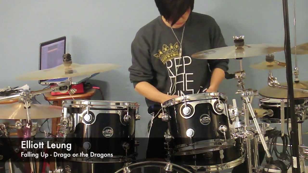 Elliott Leung | Falling Up - Drago or the Dragons (Drum Cover) - YouTube